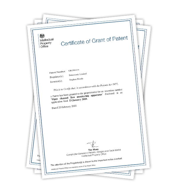 UK PATENT OFFICE GRANTS DETECTRONIC PATENT FOR LIDOTT TECHNOLOGY ...